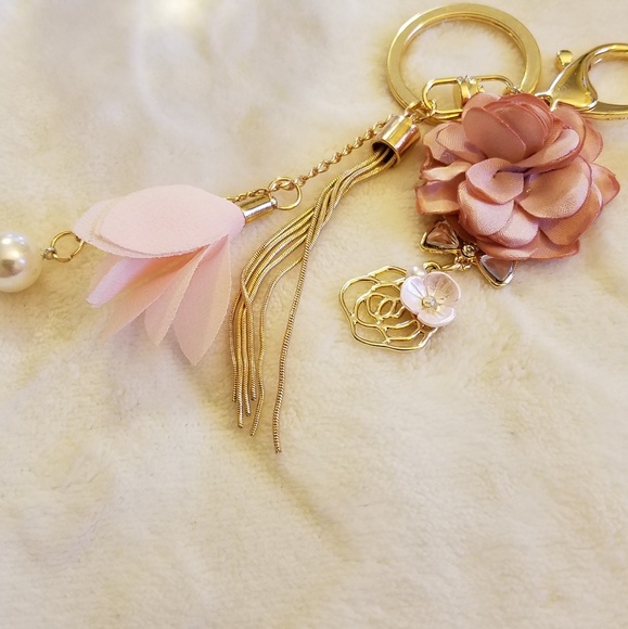 Accessories | Rose Bag Fob | Poshmark
